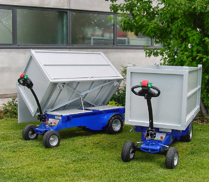 Electric flatbed carts Zallys made in Italy: Electric powered flatbed ...