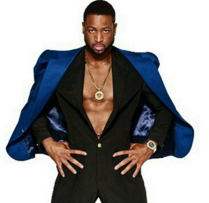 Dwyane Wade's latest outfit in Esquire magazine causes a stir ~ Win Hot ...