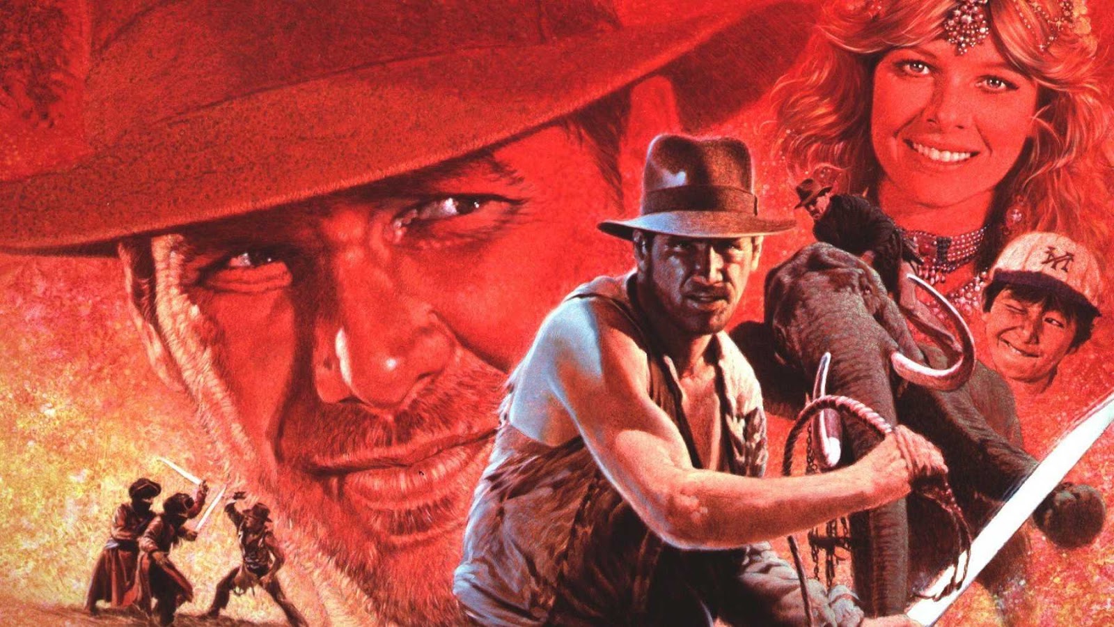 Harrison Ford Temple Of Doom Ripped