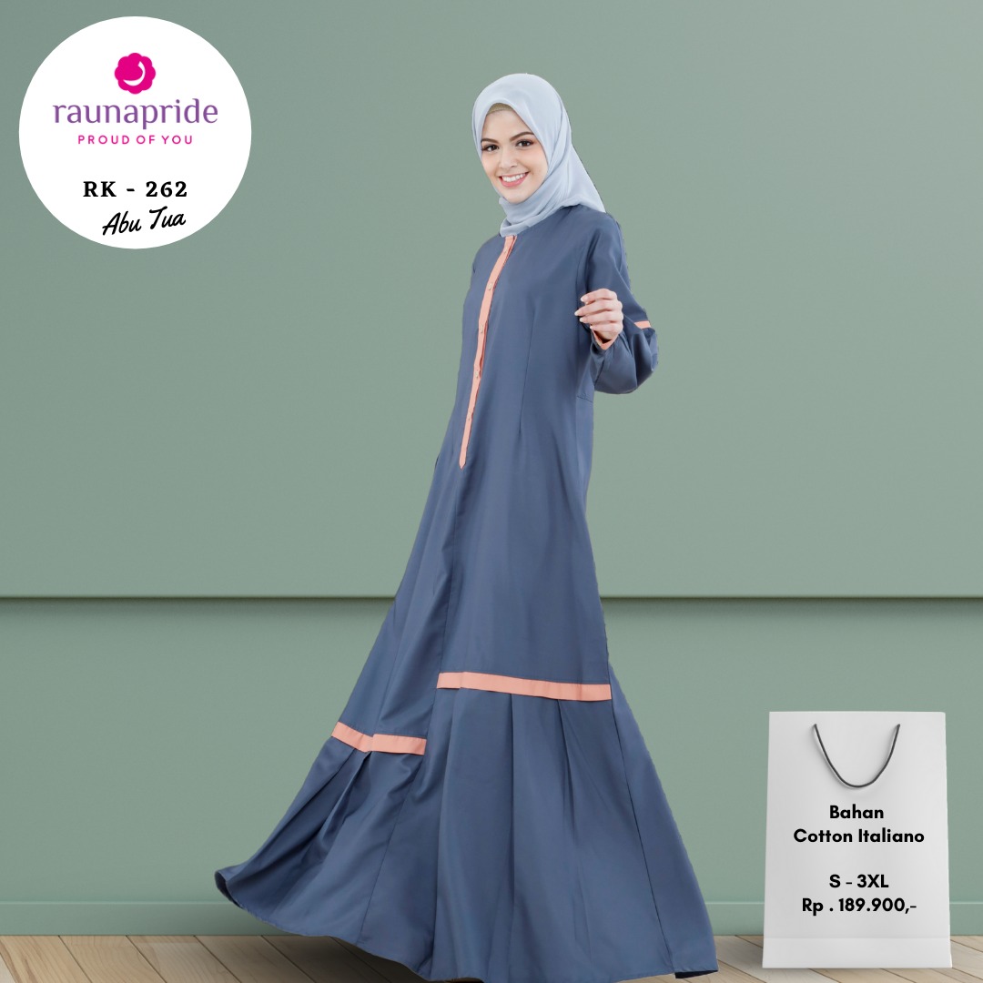 KOLEKSI GAMIS RAUNA TERBARU RK 261-267