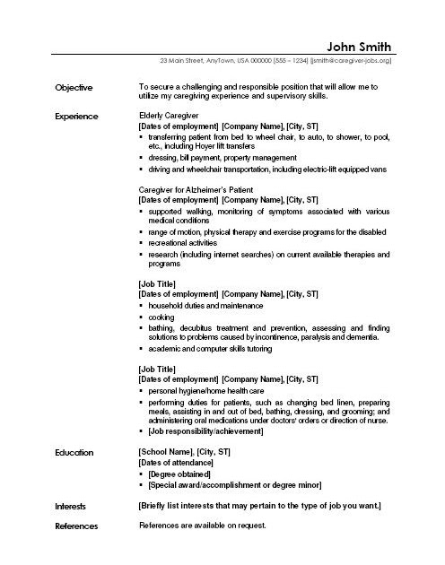 Objective Resume Templates ~ Certificate Letter