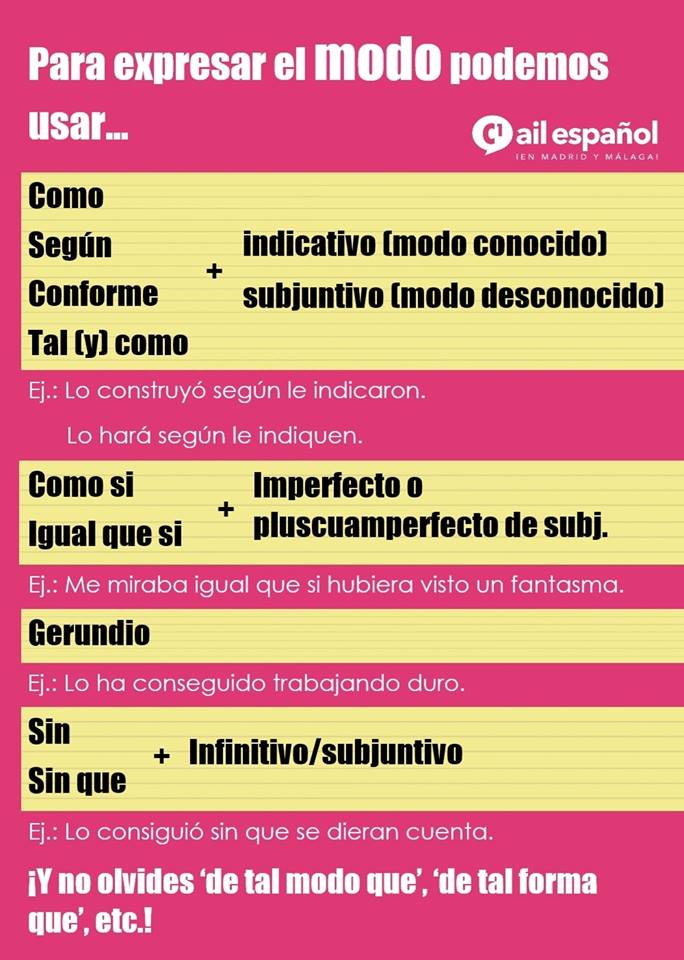 ¡Qué viva el español!: Oraciones modales