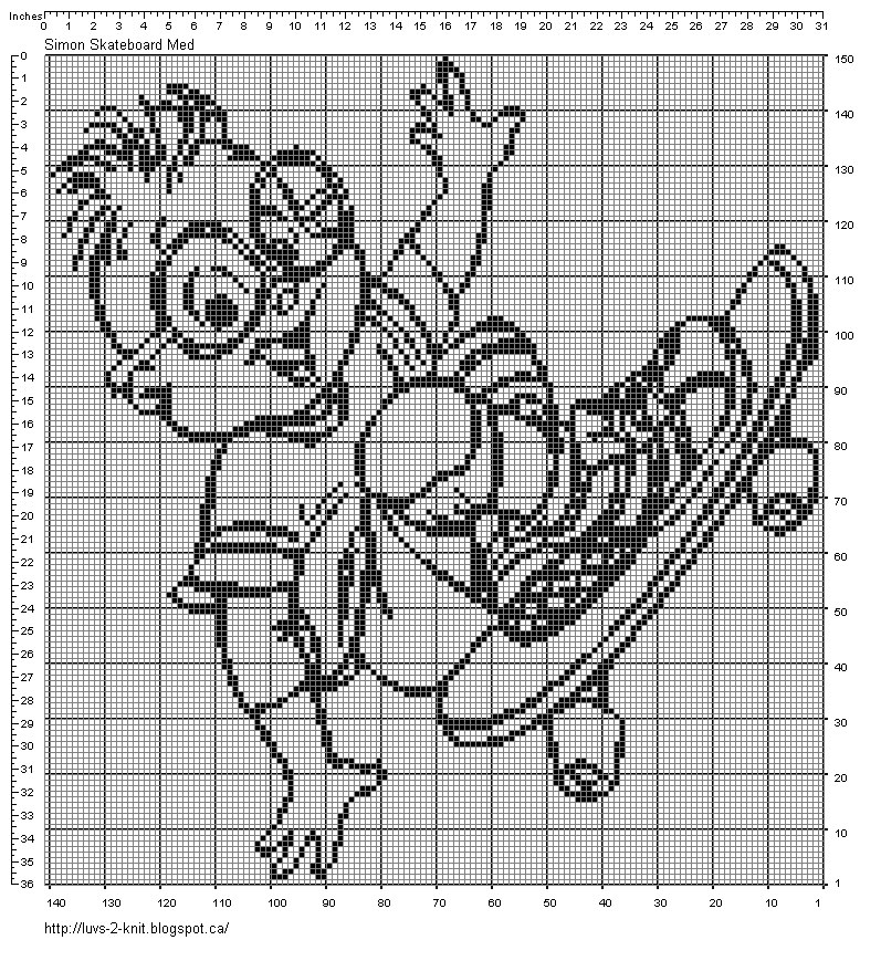 Cro Knit Inspired Creations By Luvs2knit: Chipmunks And Chipettes Charts