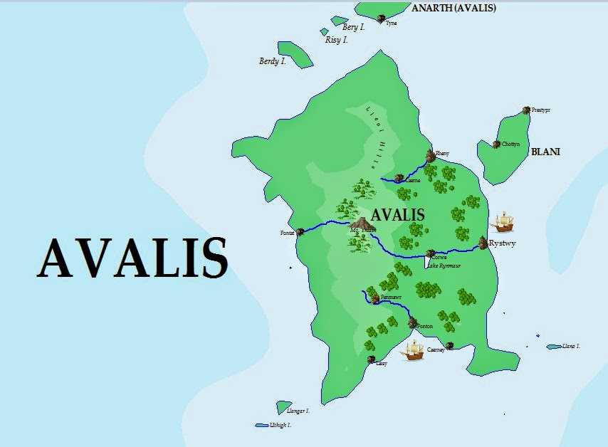 Primal Blogging Therapy: Fantasy Nation Building: The Nation of Avalis