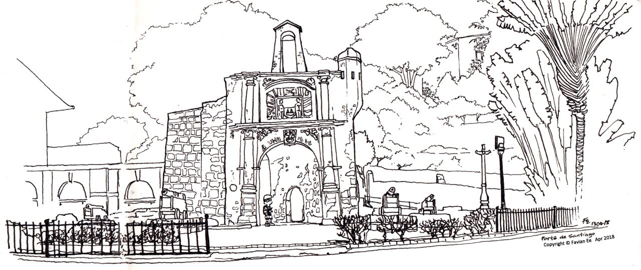 Sketchpacker Diaries: Sketching Melaka