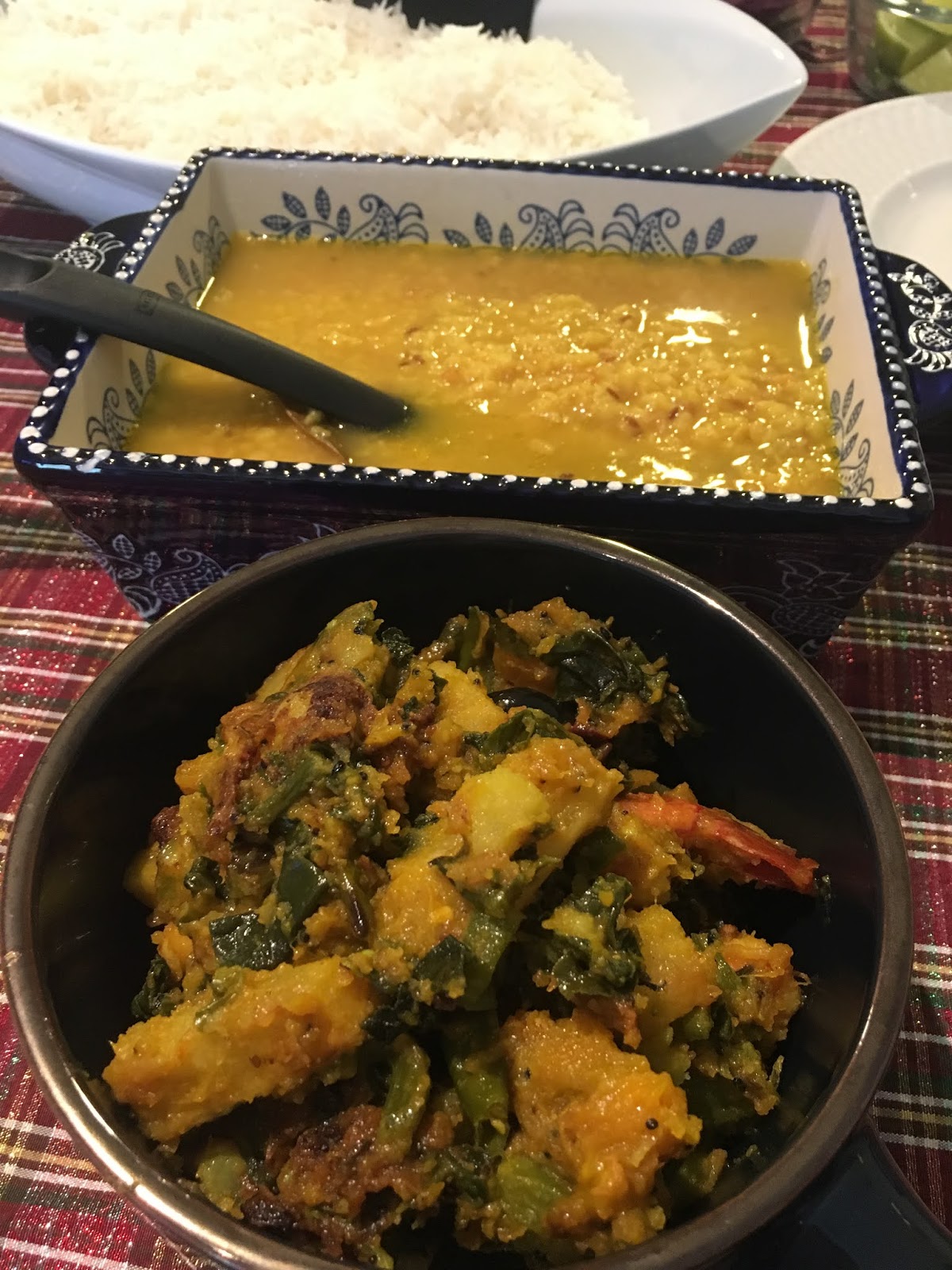 Life Without Alu?: Pui Saag er Chochchori (Bengali recipe: Mixed ...