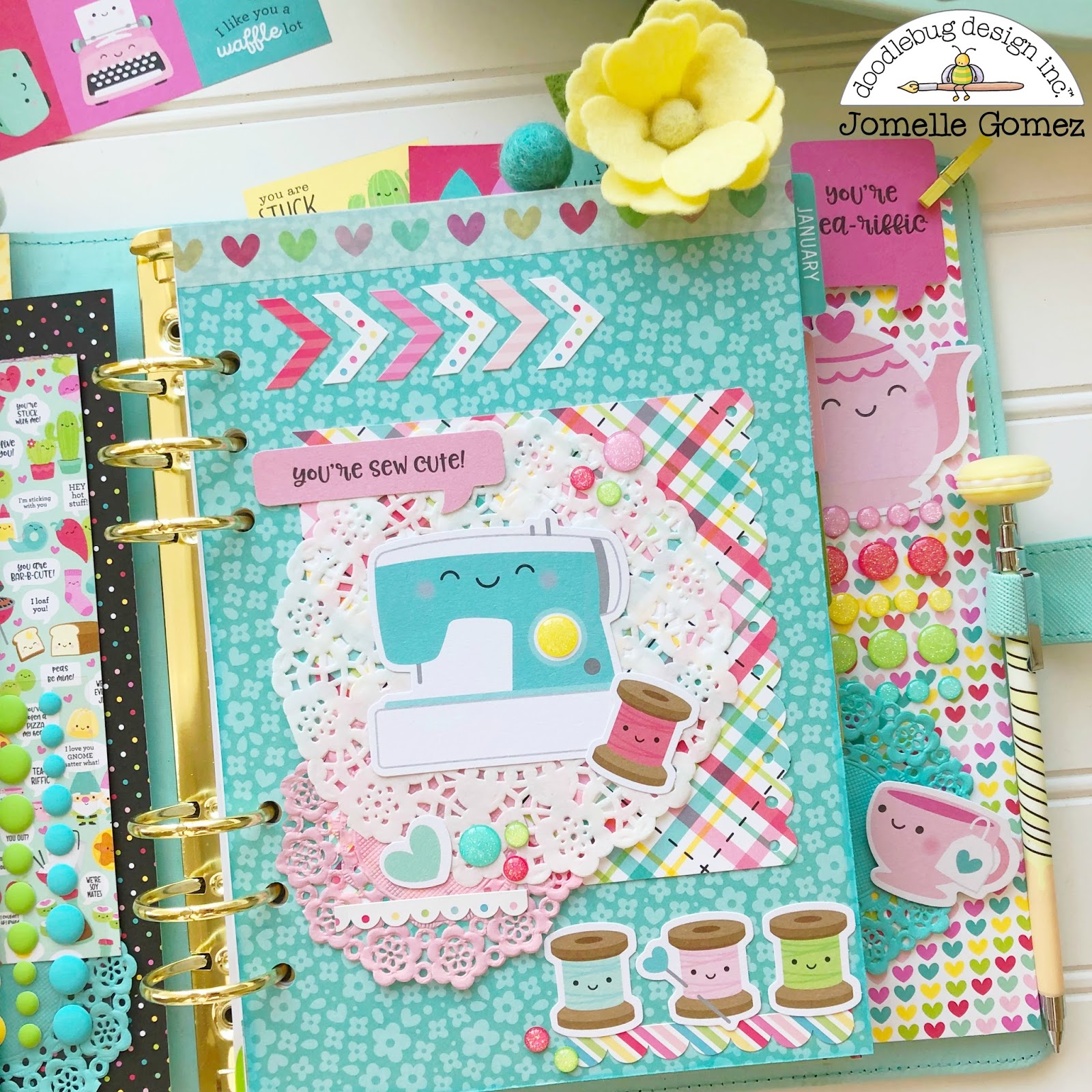 Doodlebug Design Inc Blog: Chit Chat Focus | Planner Pages by Jomelle