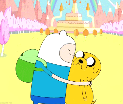 Adventure Time (hora de aventura): Hora del Gif de Finn y Jake