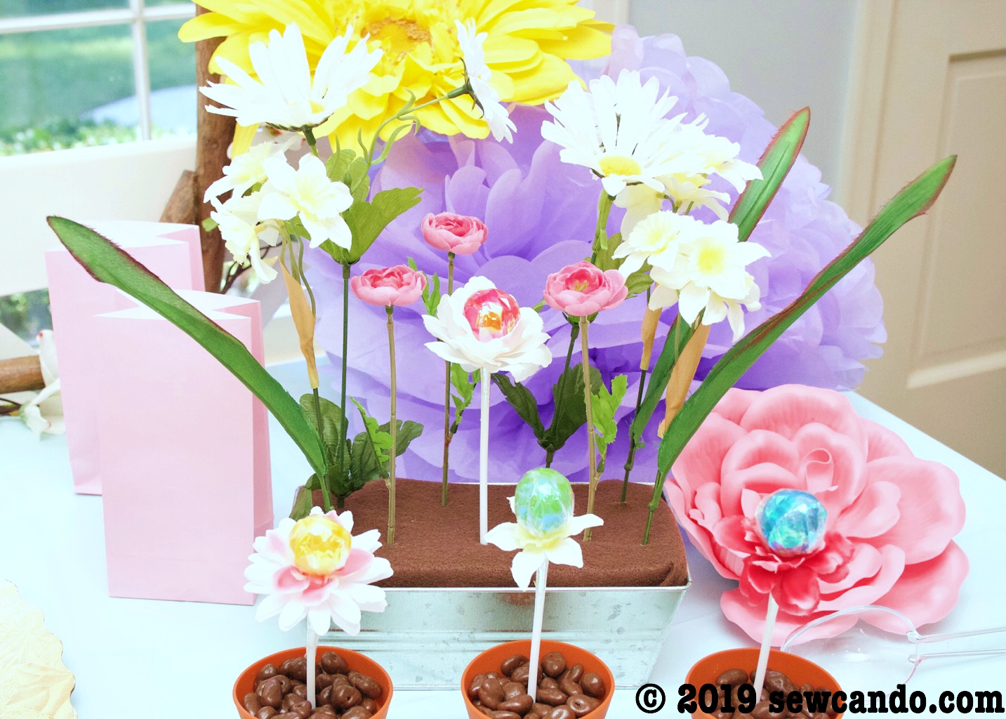 Sew Can Do: DIY Flower Garden Birthday Party