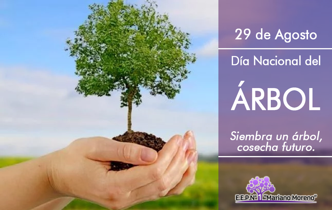 E.P. N° 1 "Mariano Moreno": 29 de Agosto: Día Nacional del Árbol