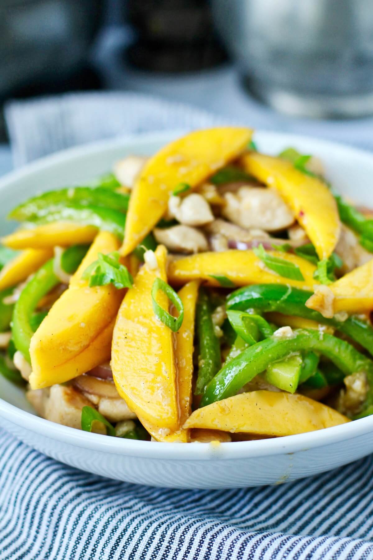 Stir-Fry Mango Ginger Chicken | Karen's Kitchen Stories