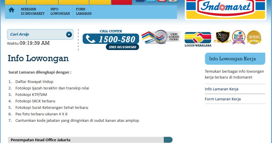 Lowongan Kerja PT Indomarco Pristama / Indomaret Terbaru Tahun 2017 ...