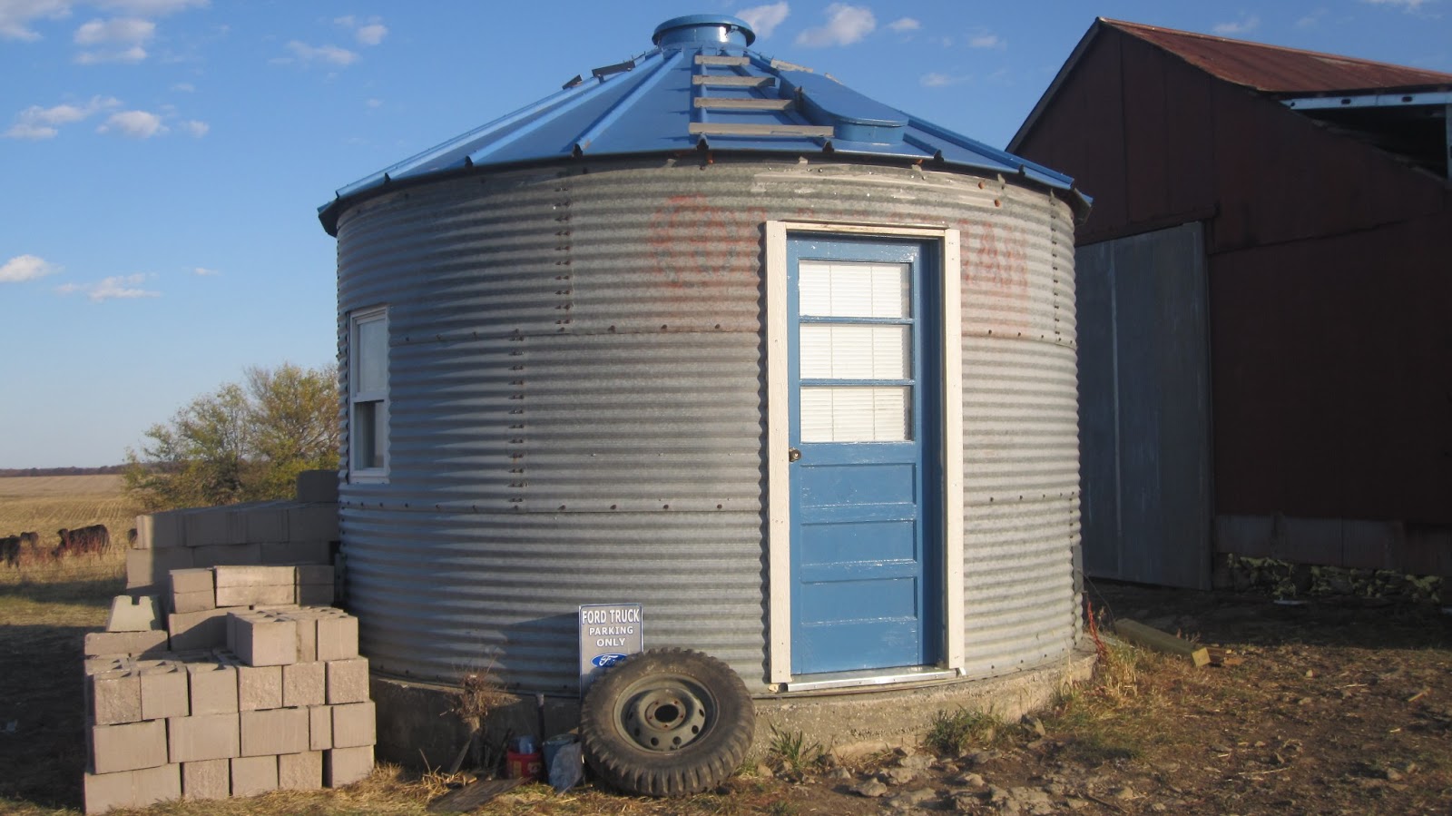recycled homesteading : Hunter's man cave, the beginning
