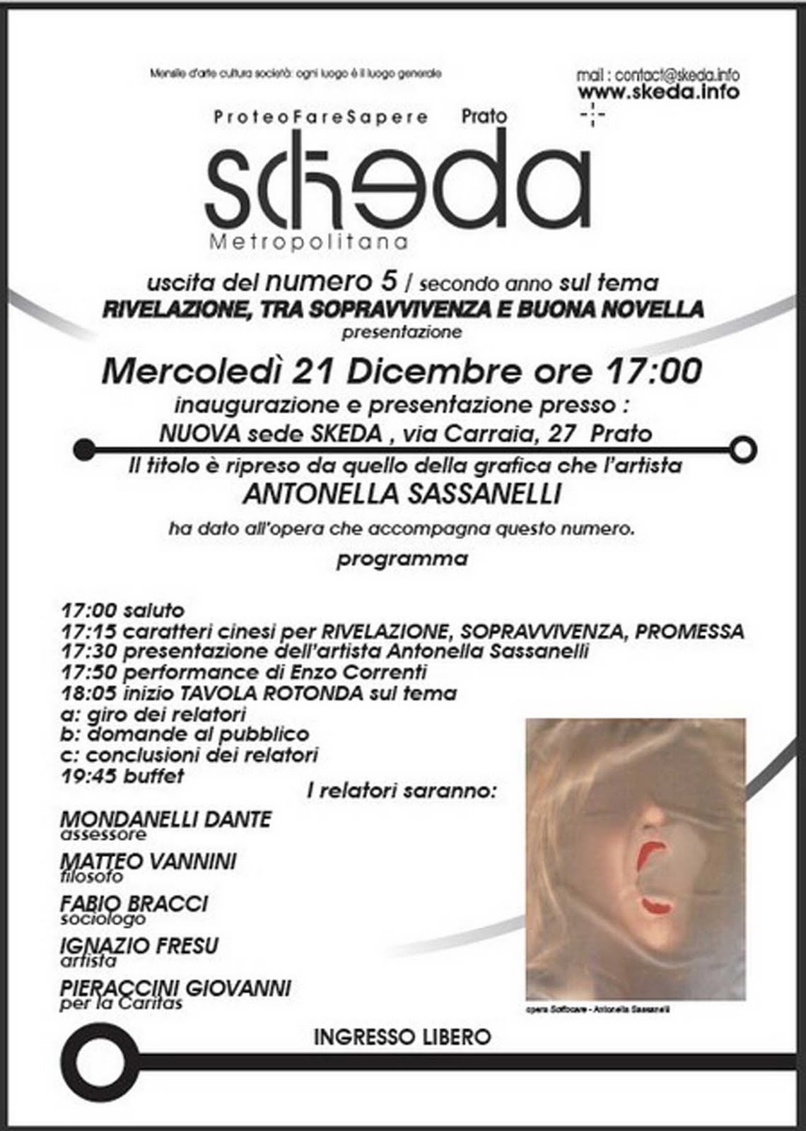 Skeda Blog: Presentazione Skeda Numero 5, "RIVELAZIONE ( TRA ...