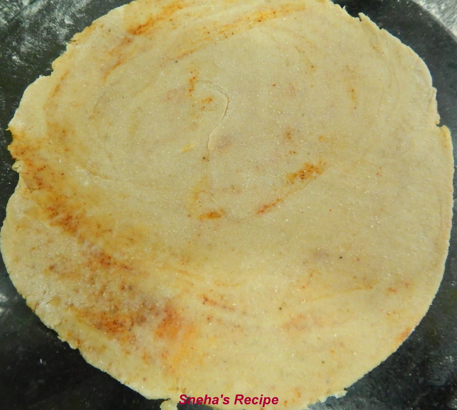 Masala Roti #BreadBakers - Sneha's Recipe