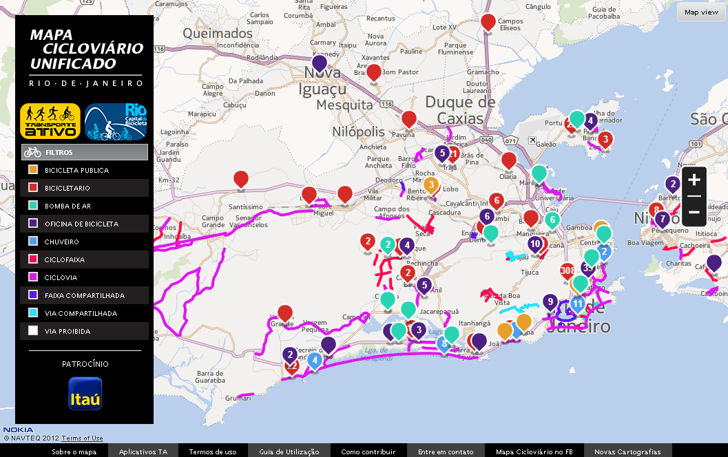 Rio de Janeiro lança mapa colaborativo para usuários de bicicletas ...
