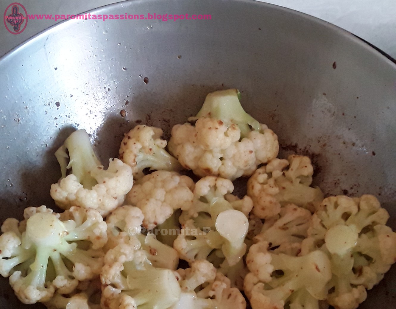 Rui Fish with Cauliflower - Paromita's Passions