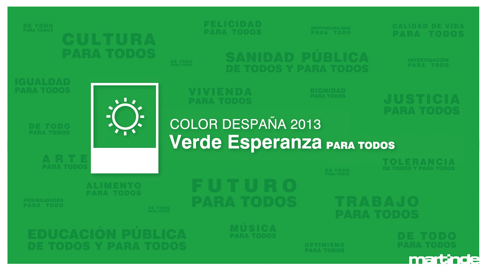 verde que te quiero, verde esperanza