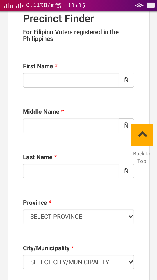 Ocampo Post: How to Find your Precinct and Polling Center online