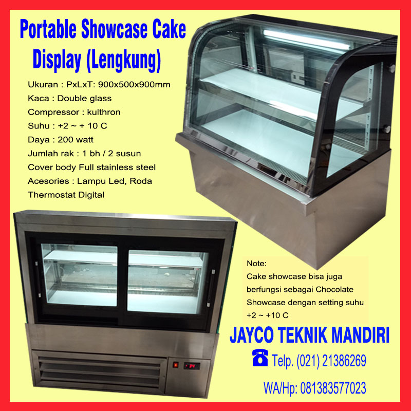 Showcase Cake:Cake showcase murah,cake display