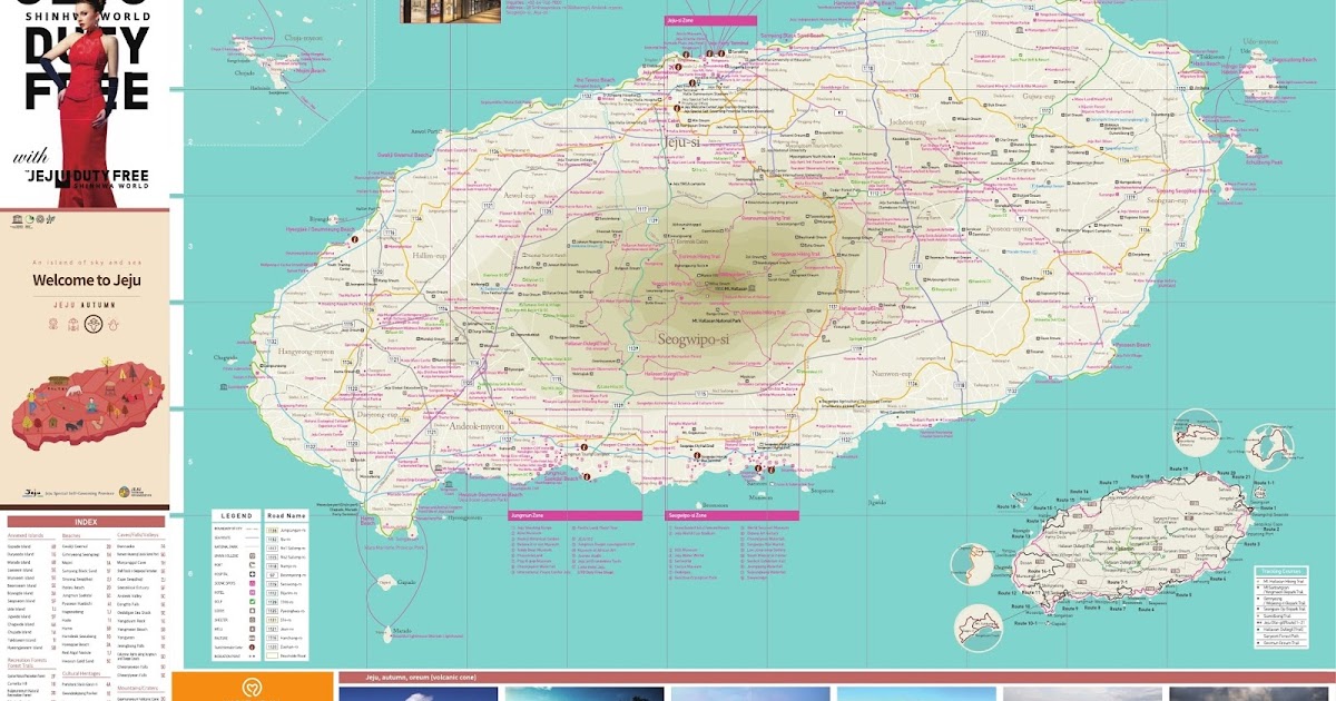 JeJu The Ones: Jeju Island Tourist Map.(english version)