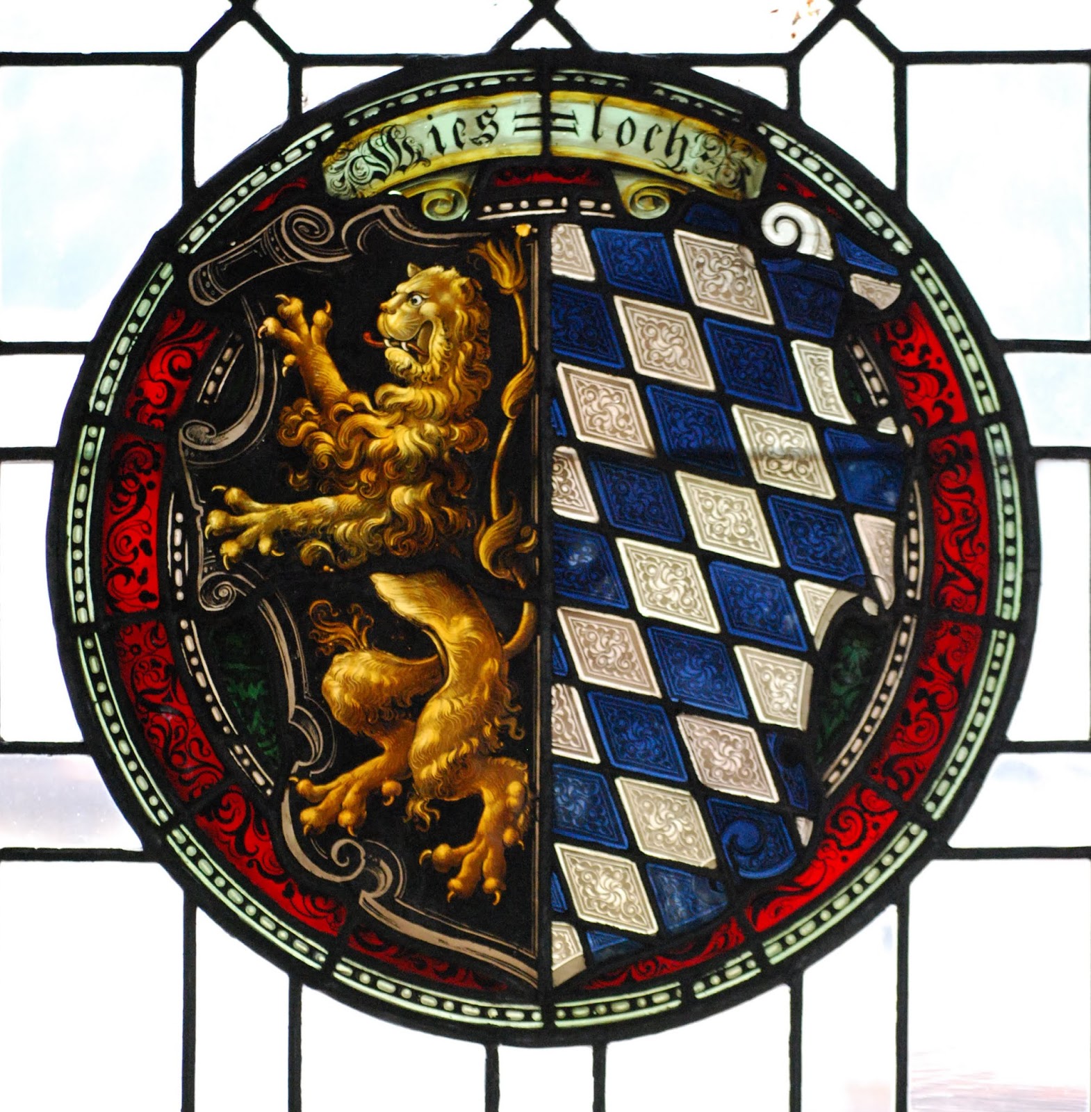 Heraldry: Stained Glass Civic Heraldry in Heidelberg Castle, Part 3 of 3