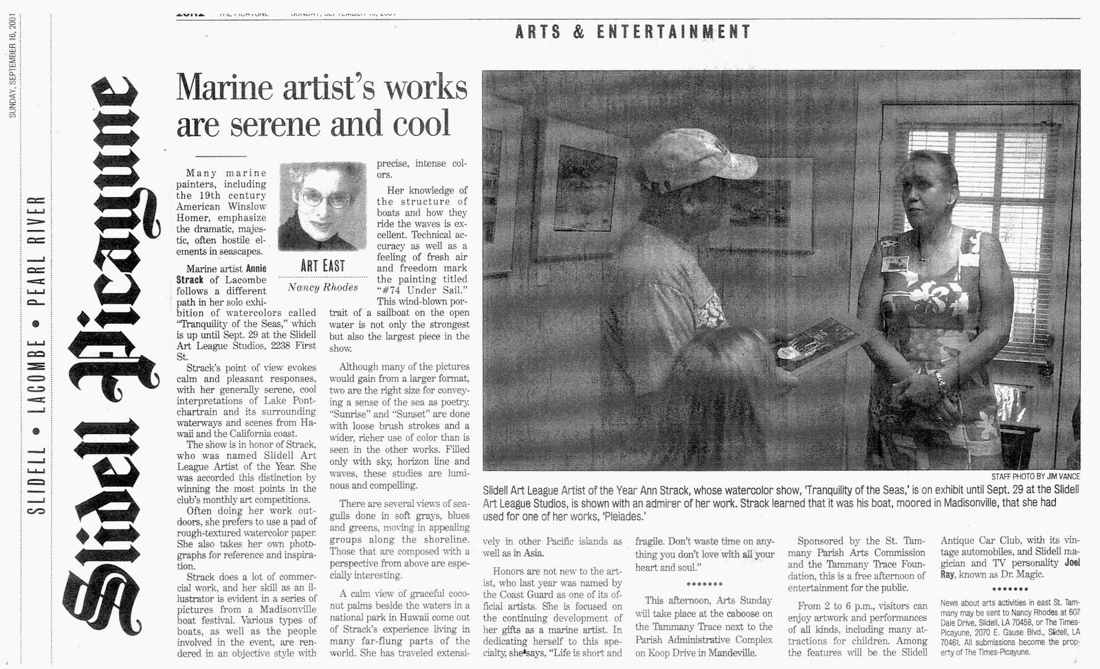 Annie Strack Art: Annie Strack Articles and Press