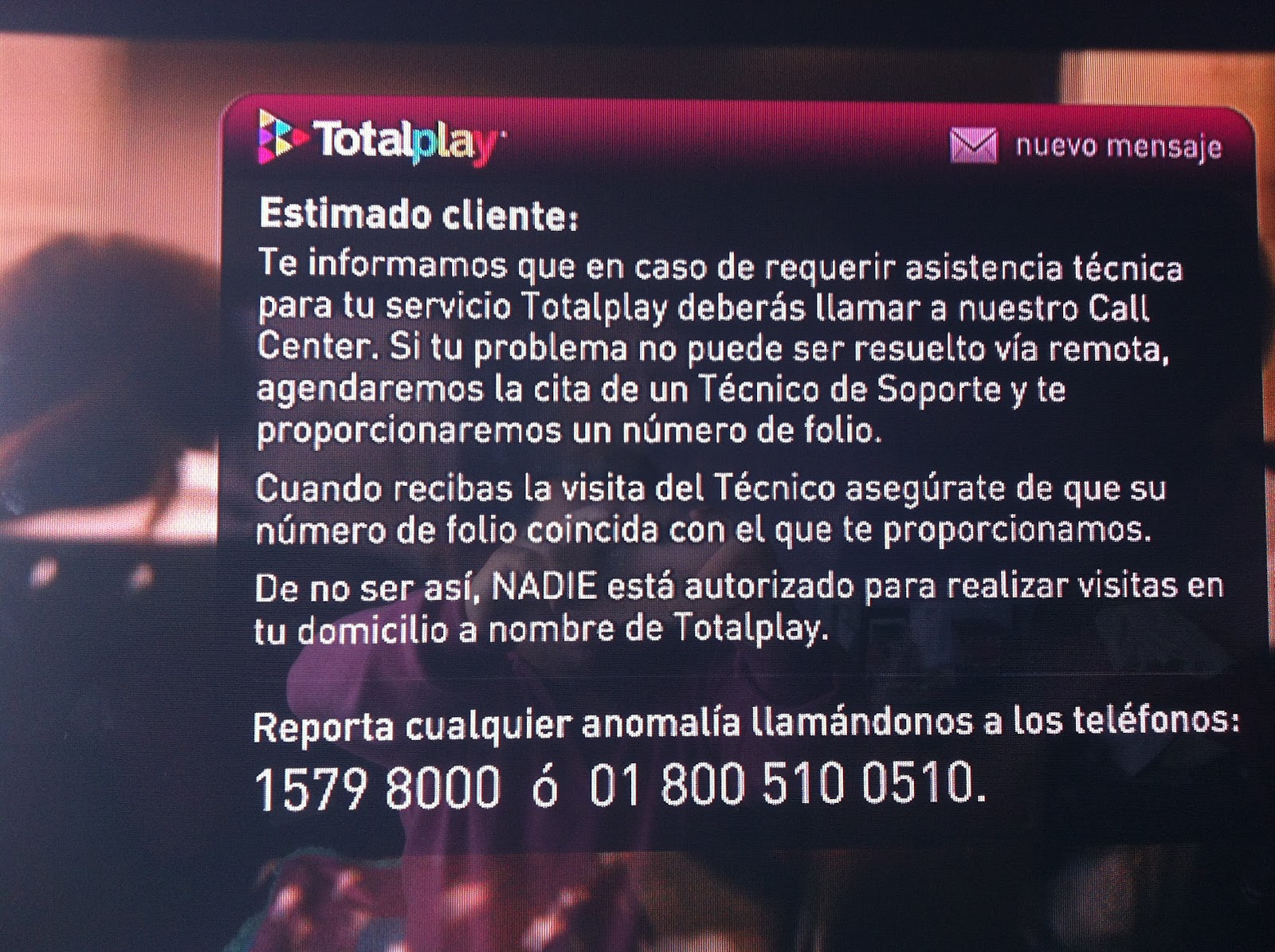 Fallas Totalplay México