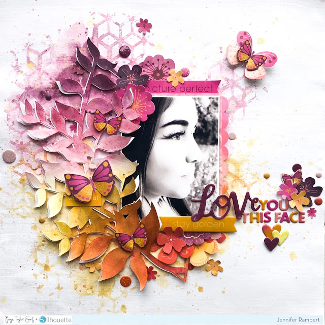 Love This Face Layout by Jennifer Rambert | Paige Taylor Evans