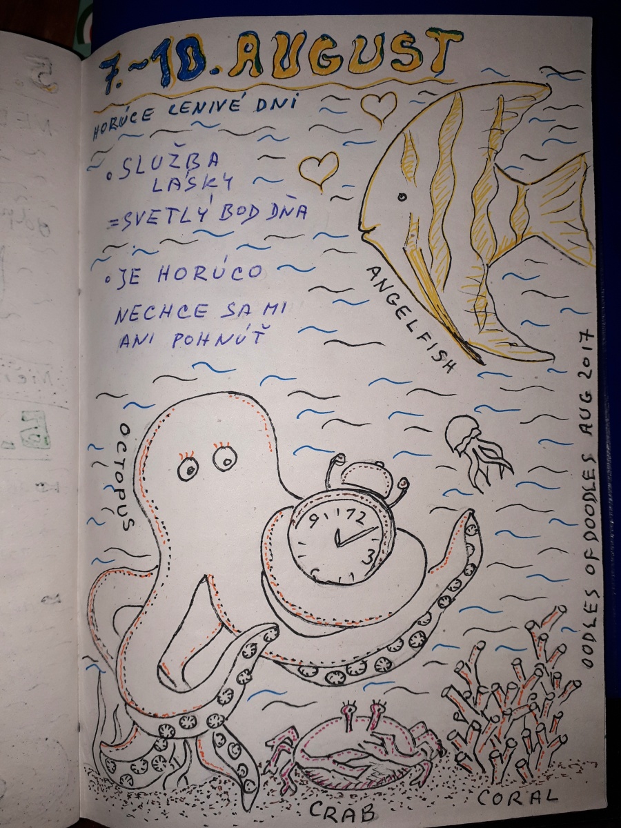 Letitia svetu: Nakreslené letné čriepky