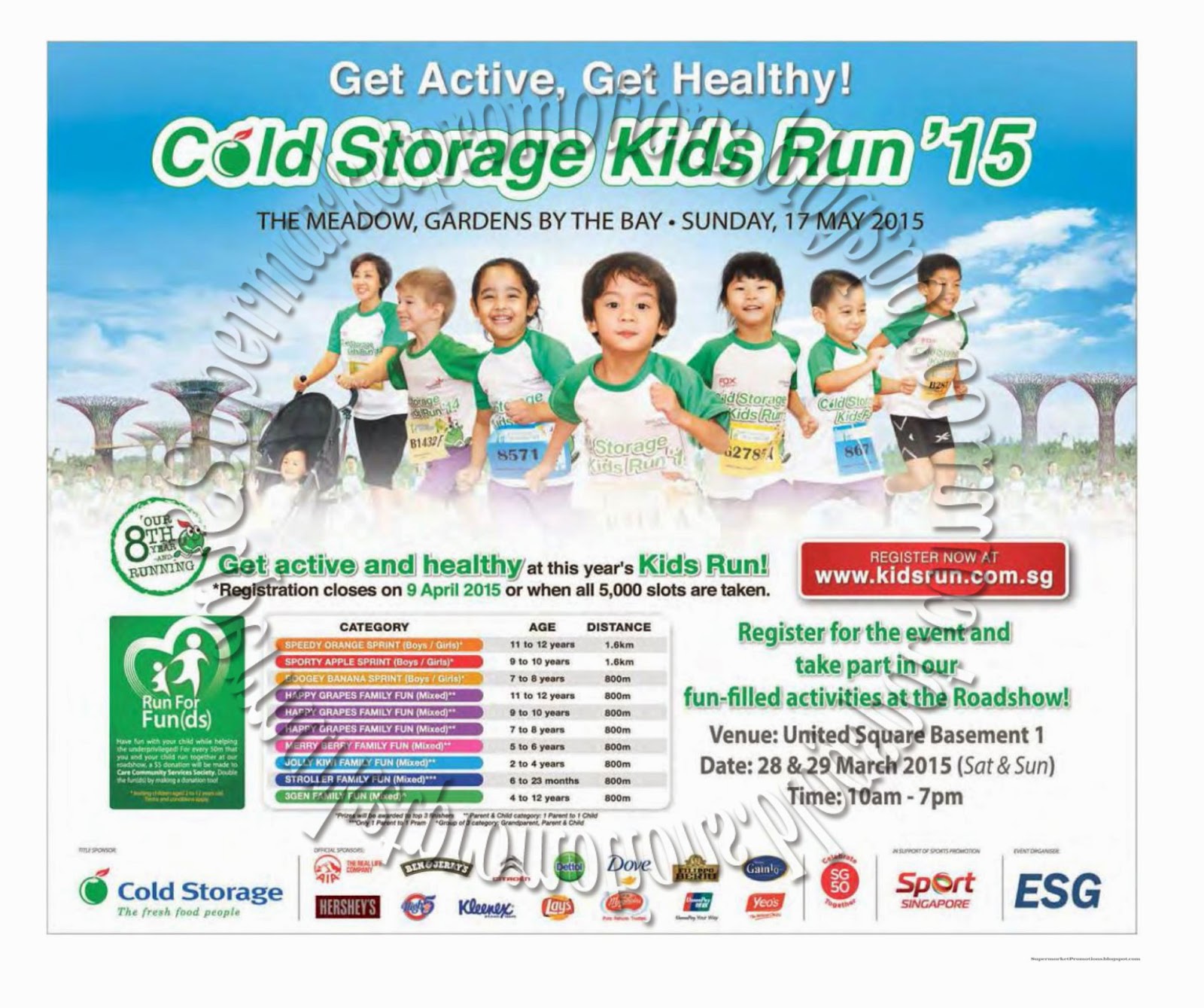 Cold Storage Kids Run '15 20 March 2015 ~ Supermarket Promotions