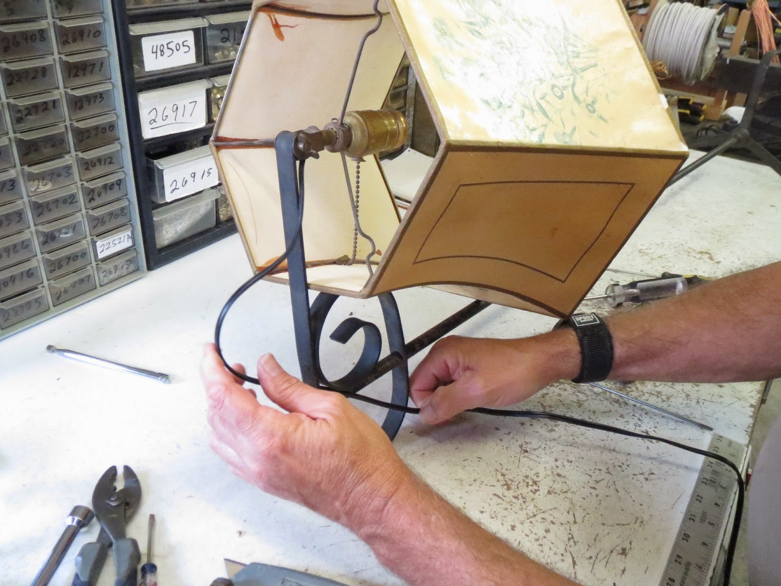 Lamp Parts and Repair | Lamp Doctor: Bridge Floor Lamp Cord Replacement