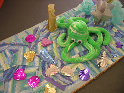 The Elementary Art Room!: Clay Creations: Oceans
