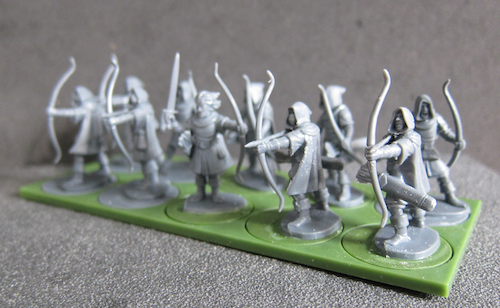 ultravanillasmurf: Oathmark Elf Light Infantry