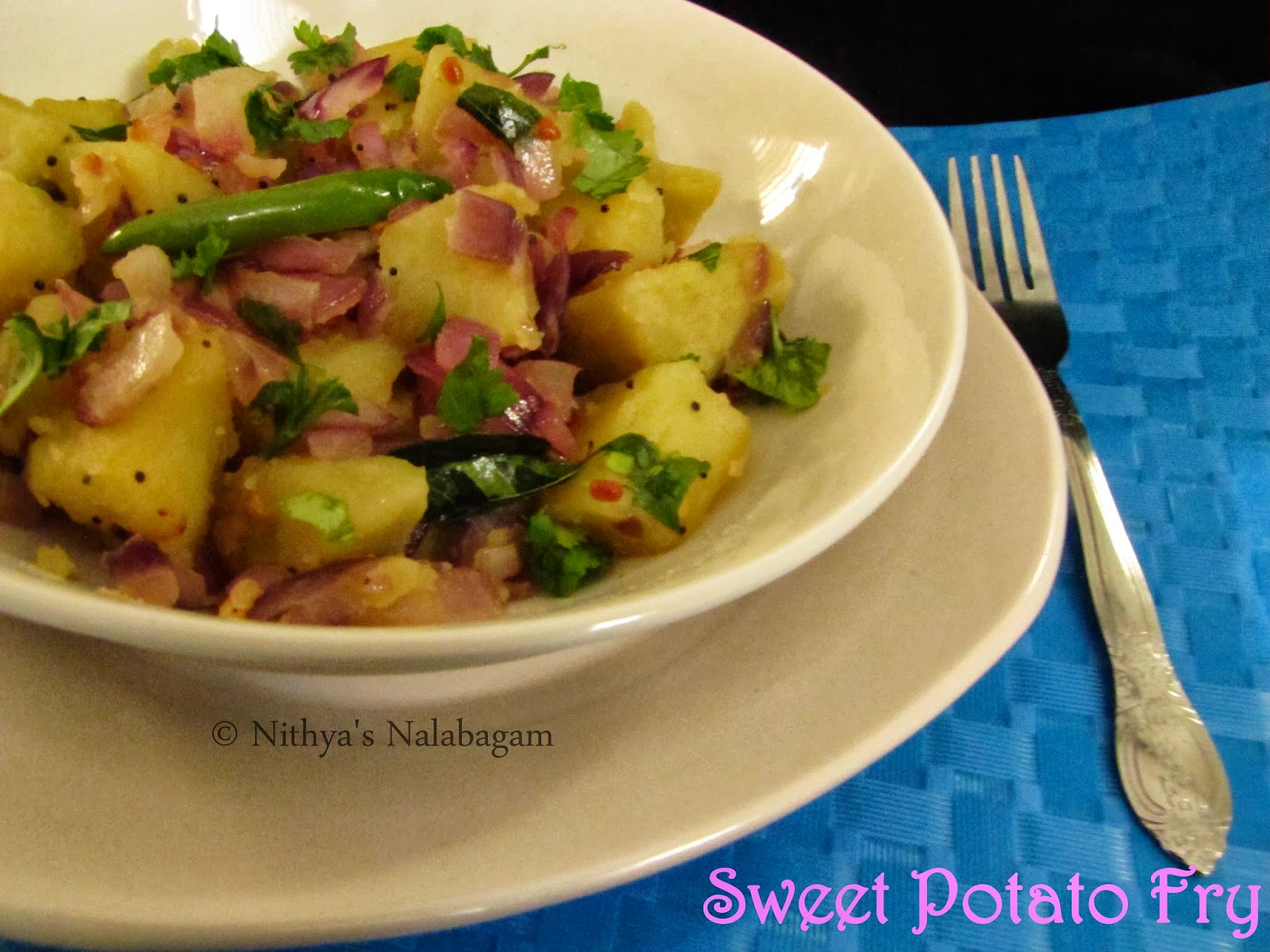 Sakkaravalli Kizhangu Fry | Sweet Potato Fry |Nithya's Nalabagam