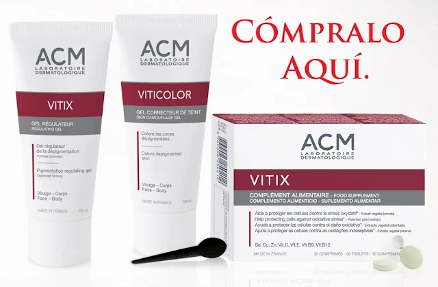 Vitix Gel y Vitix Comprimidos Para la Repigmentación del Vitíligo.