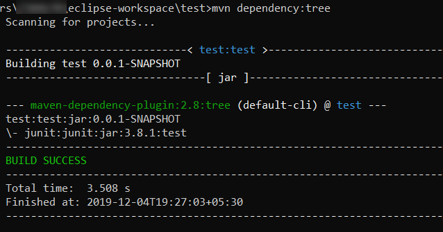 How to get all the dependencies/dependency tree of a maven project ...