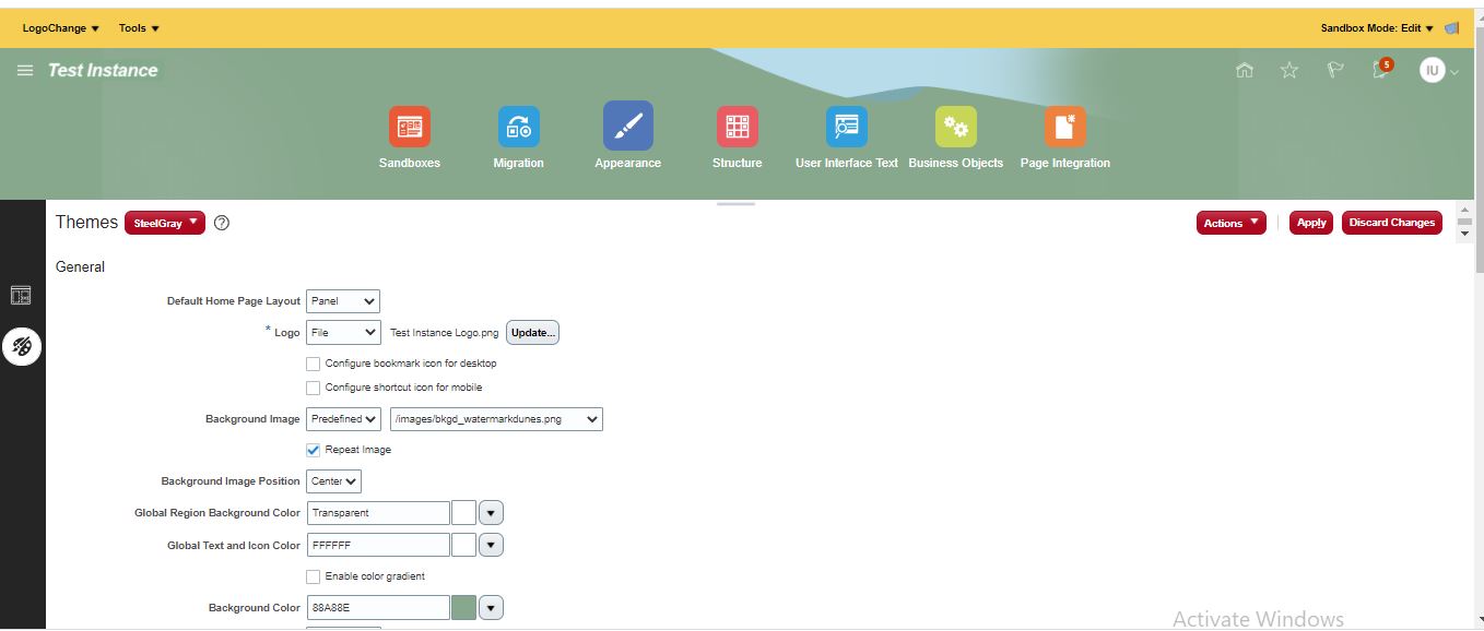 Steps to Change Logo in Oracle Fusion Cloud | Data Warehouse | OBIEE ...