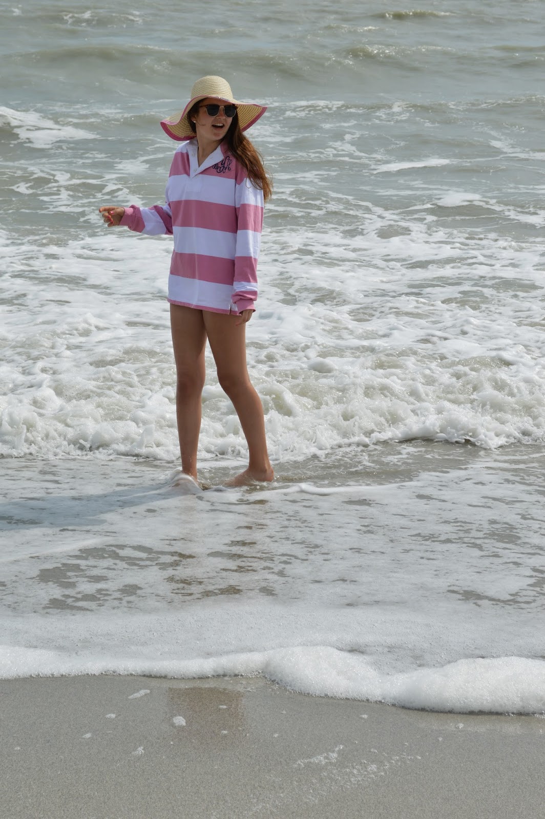 citrus and style: A Perfectly Preppy Beach Coverup