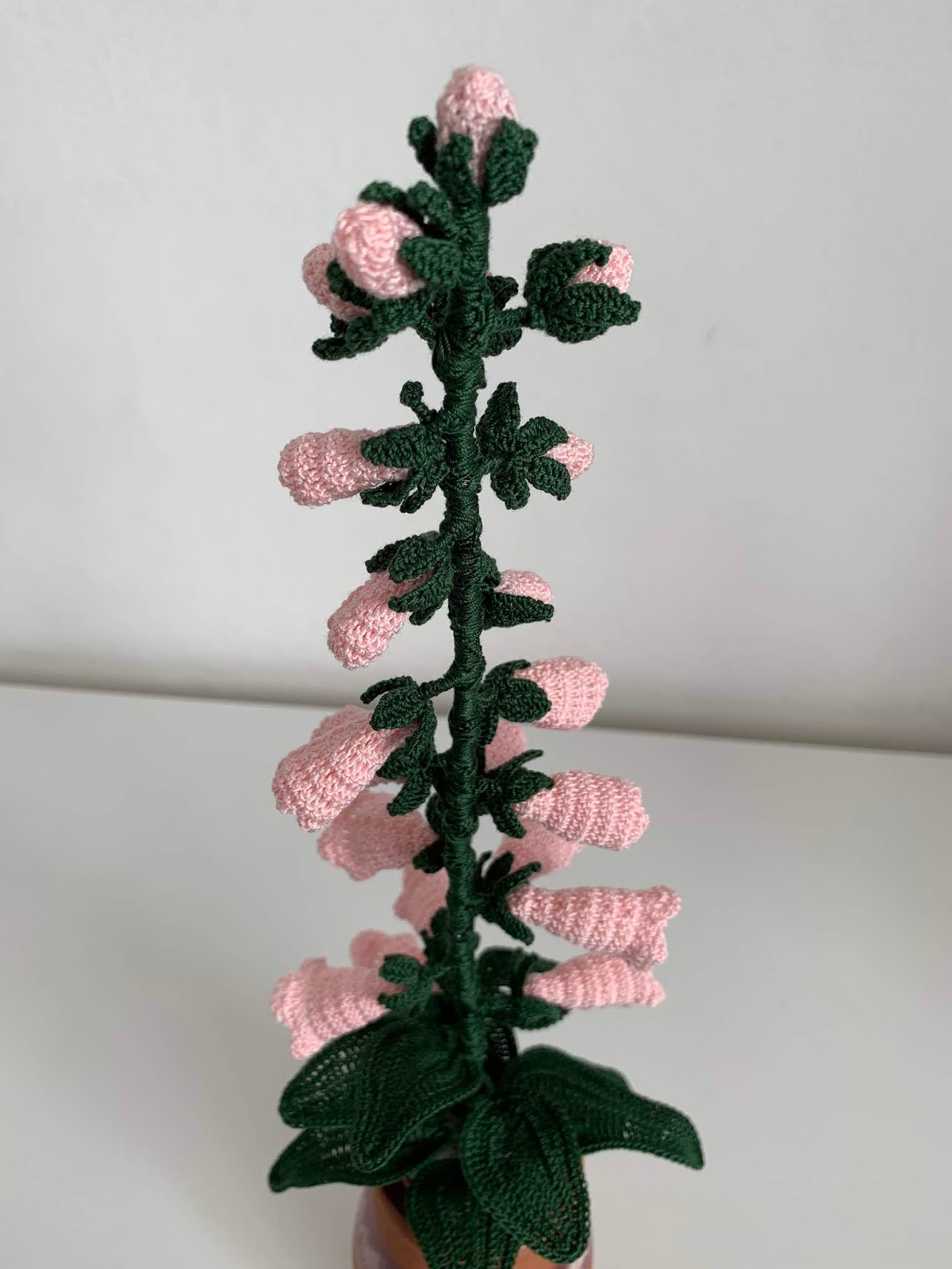 How to crochet a Foxglove (Digitalis)