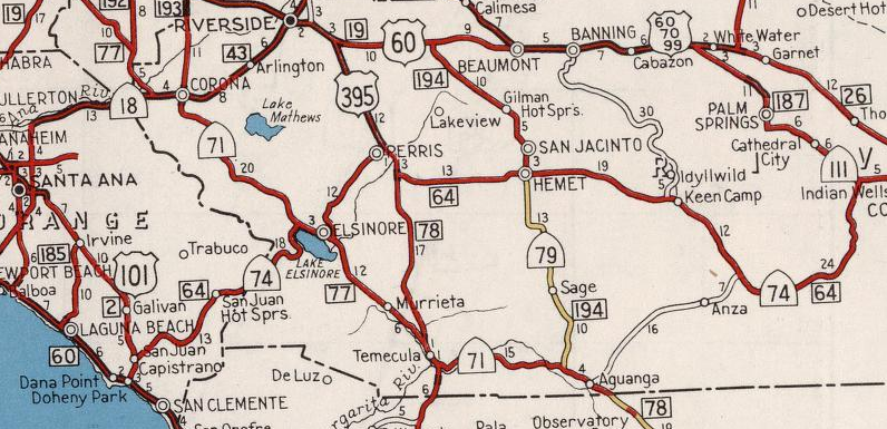 California State Route 74; the Pines to Palms Highway