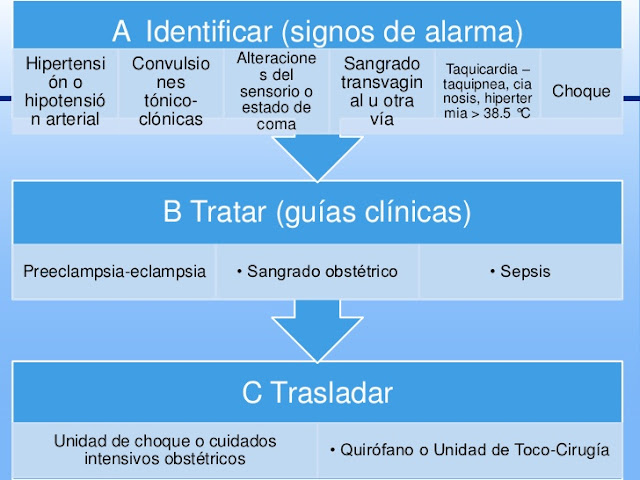Manejo del Triage Obstétrico y Código Mater en el Estado de México