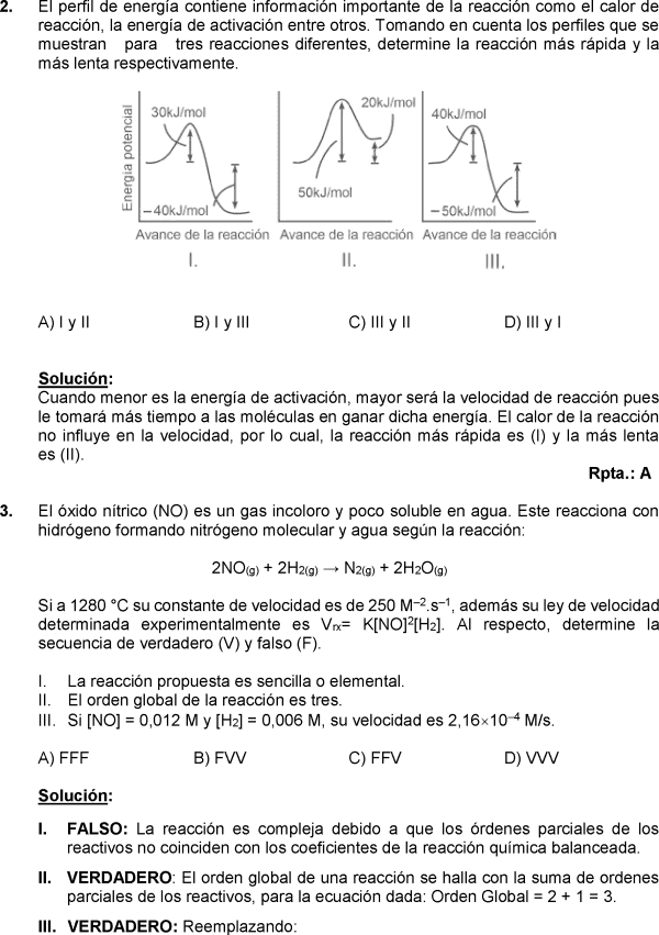 CINÉTICA Y EQUILIBRIO QUÍMICO PROBLEMAS RESUELTOS
