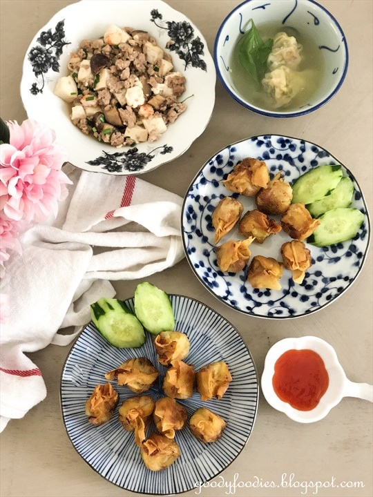 GoodyFoodies: Recipe: Fried Wantan 炸云吞