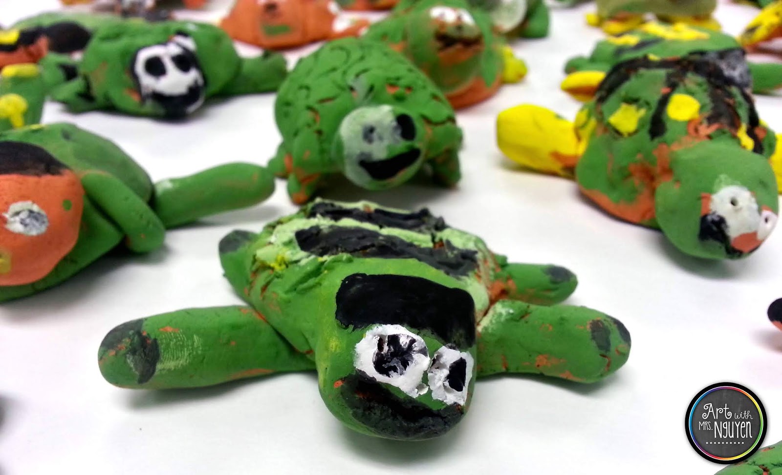 Clay Turtles (2nd) | Art with Mrs. Nguyen