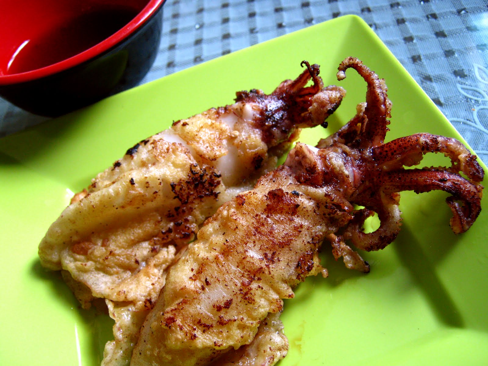 Lutong Cavite : Rellenong Pusit (Fried Stuffed Squid)