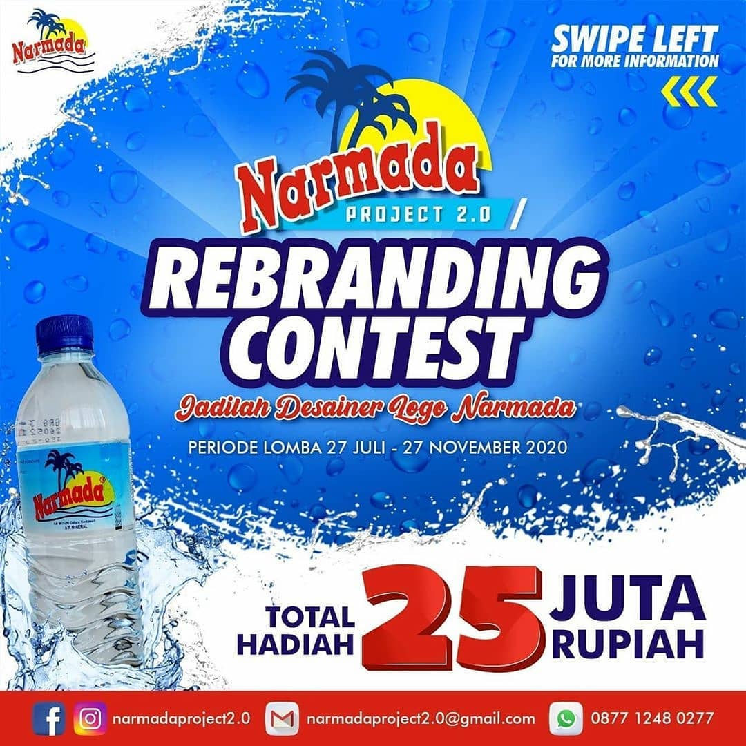Lomba Desain 2020 : Narmada Project 2.0 - Rebranding Contest Deadline ...