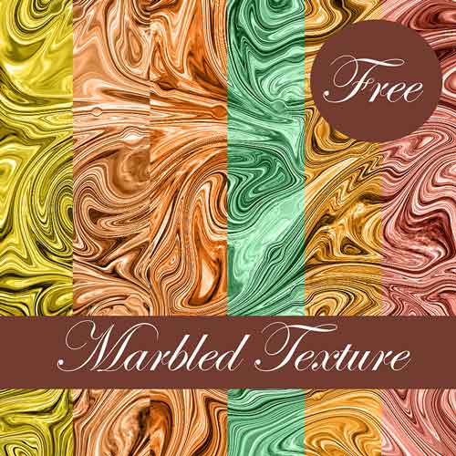 Free Metallic Color Marbled Texture
