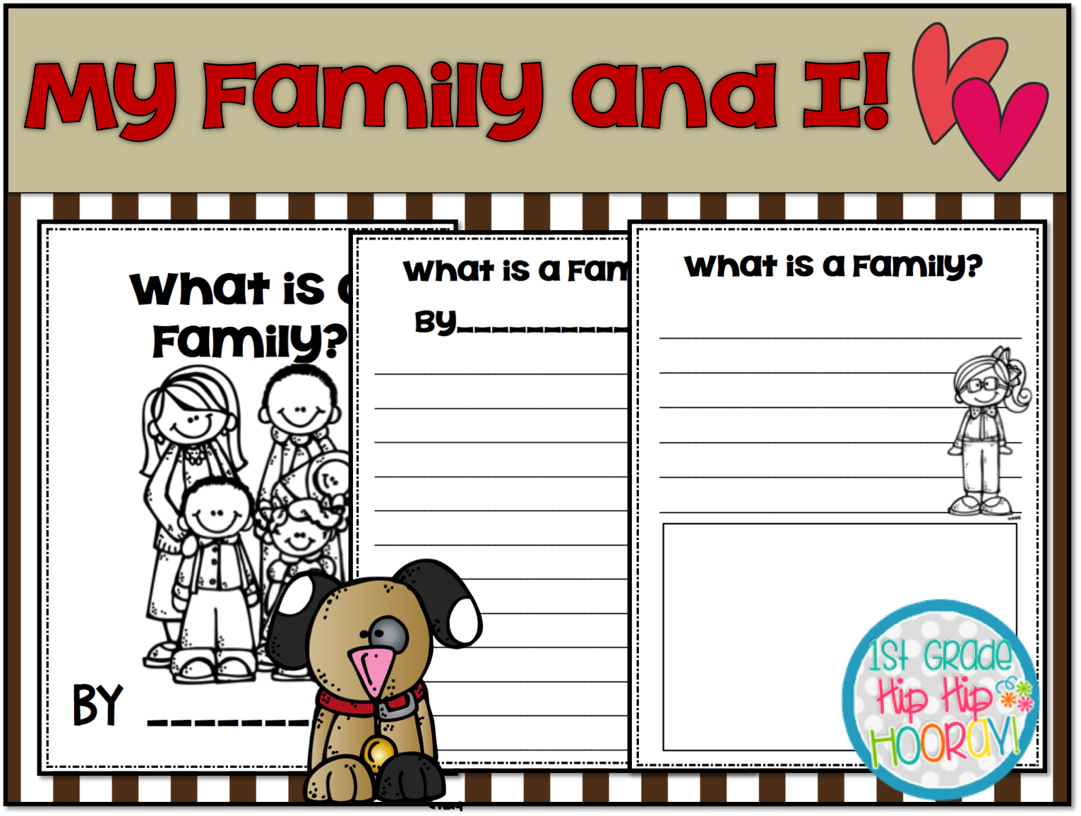 1st Grade Hip Hip Hooray!: My Family!!