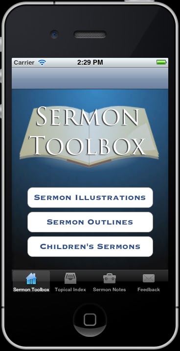 Sermon Toolbox App: 2013
